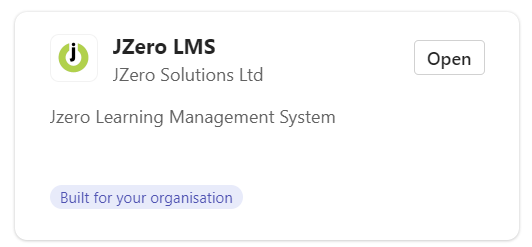 JLMS Teams App - JZero Solutions
